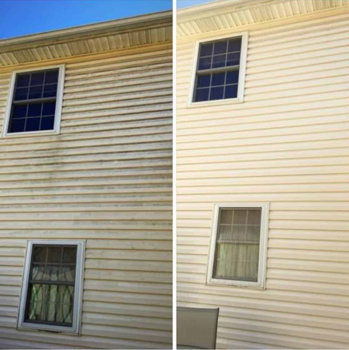 Power Washing Siding - LBL Softwash